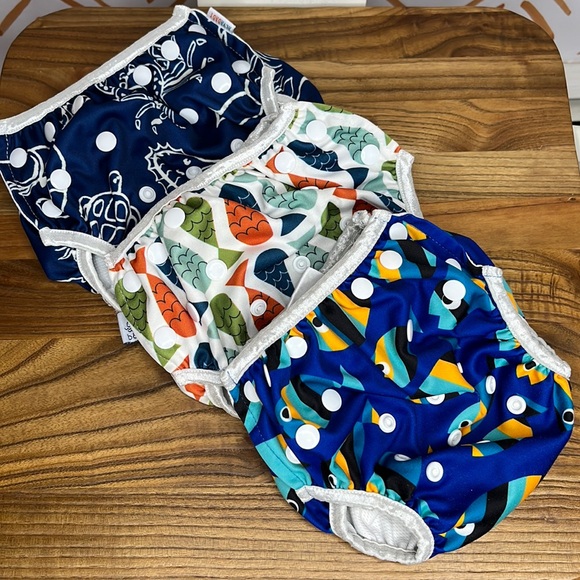 Alva Baby | Accessories | Alva Baby Reusable Diapers Unisex Ocean ...